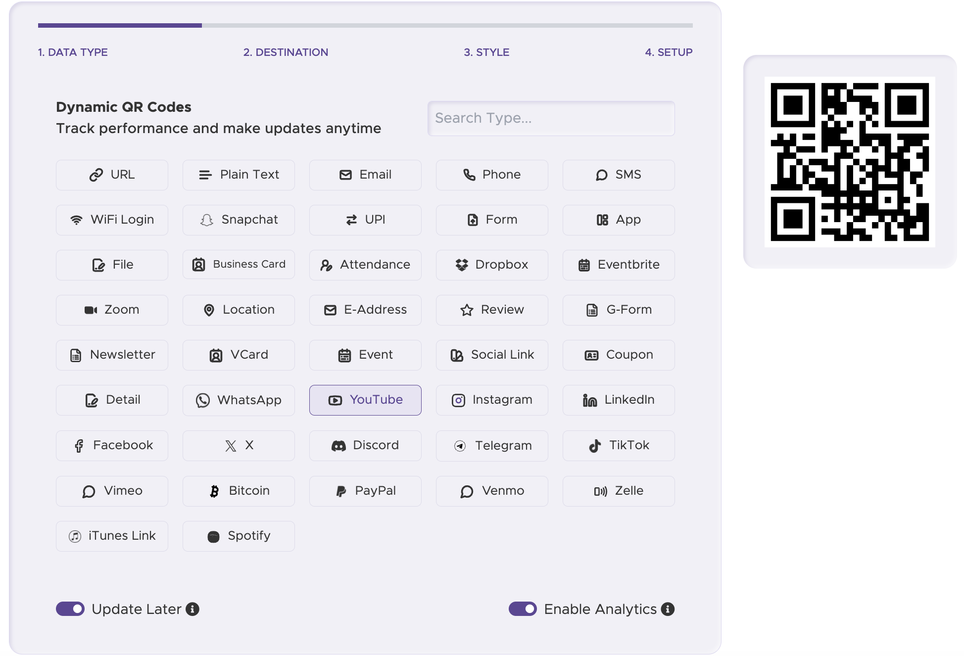 QR Code YouTube: Générez un QR Code Pour YouTube | QRStuff